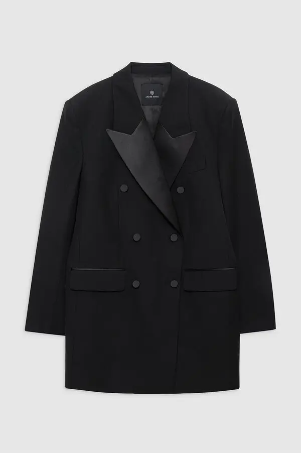 ANINE BING Ross Tuxedo Dress