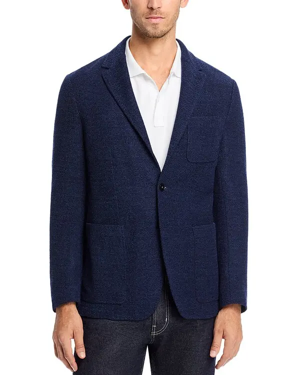 Canali Textured Jersey Knit Sport Coat
