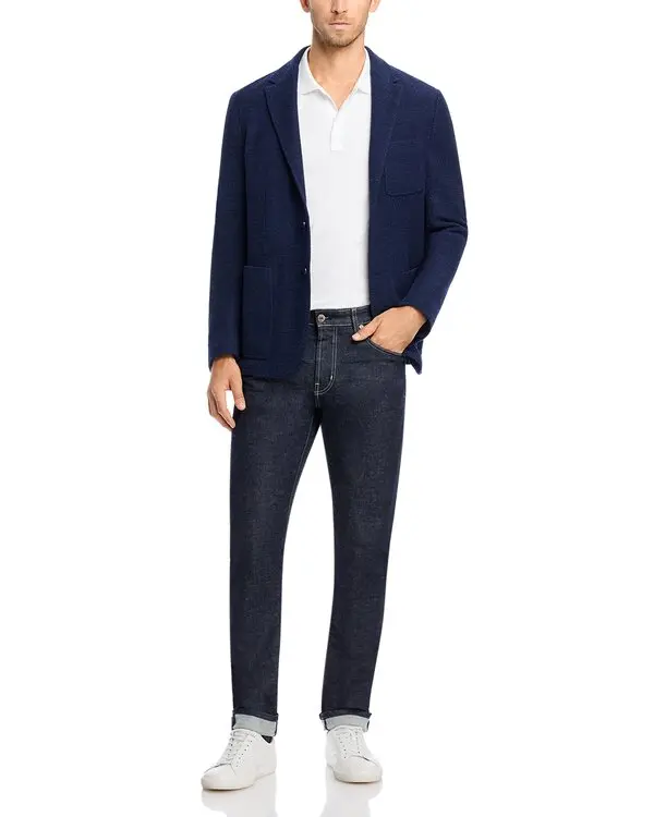 Canali Textured Jersey Knit Sport Coat