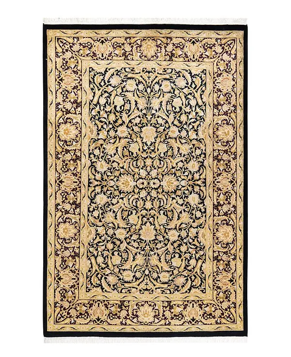 Bloomingdale'S Mogul M1607 Area Rug, 4'2 X 6'4 - Black
