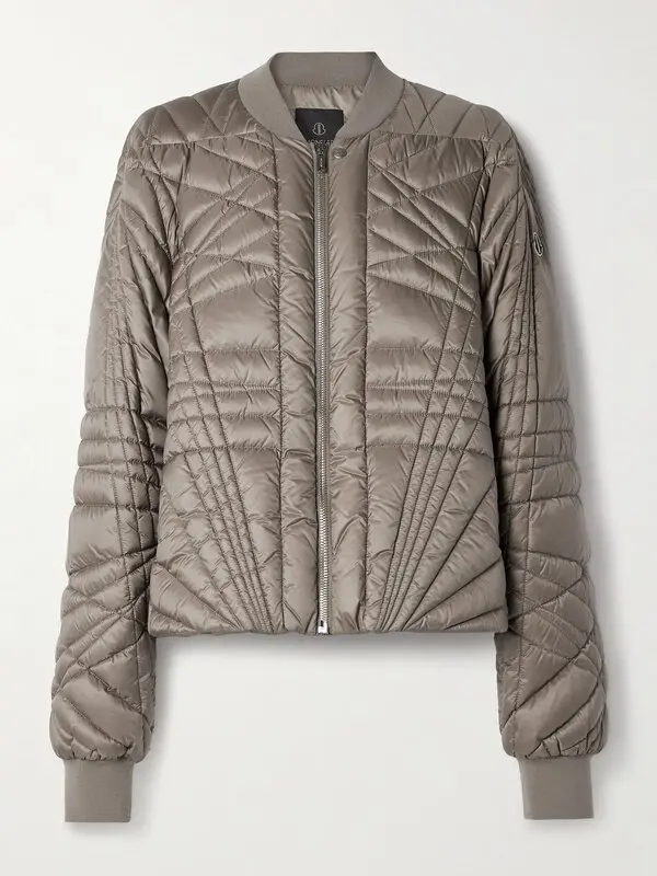 Rick Owens Moncler + Megapenta Quilted Jacket - Brown