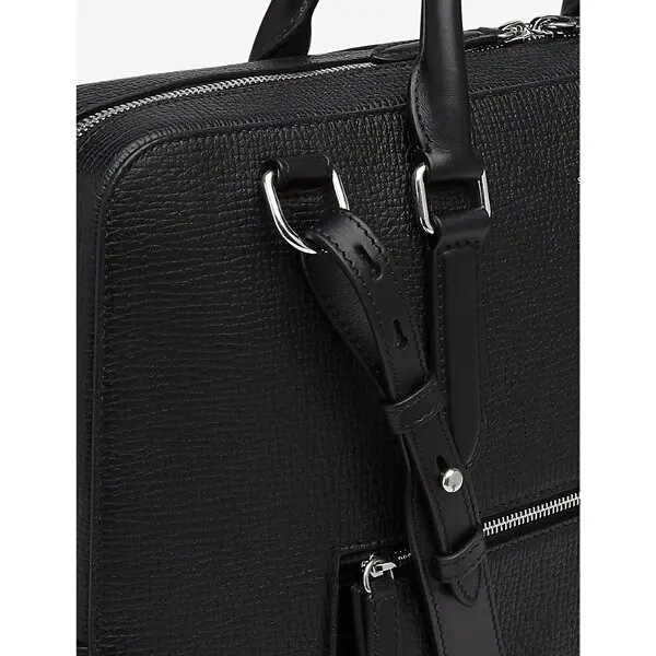 Smythson Ludlow Slim Leather Briefcase