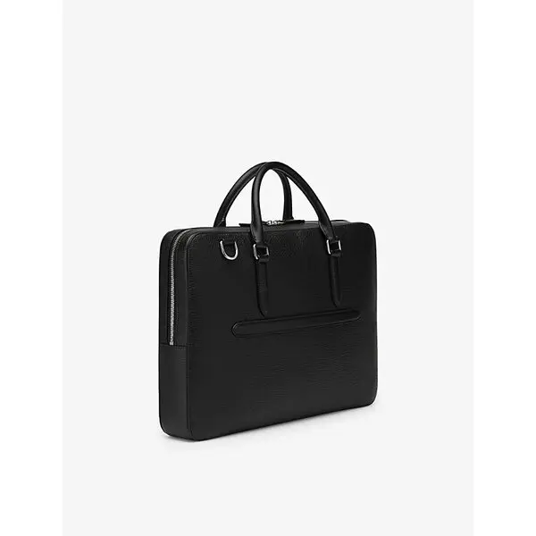 Smythson Ludlow Slim Leather Briefcase