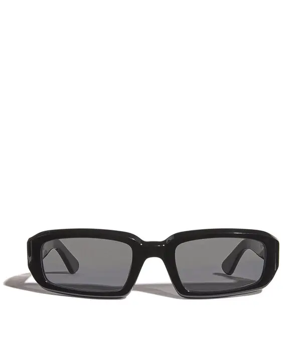 PORT TANGER Acetate Mektoub Sunglasses - Black