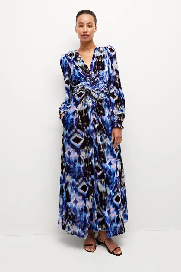 MARIE OLIVER Elsabeth Velvet Maxi Dress - Alta