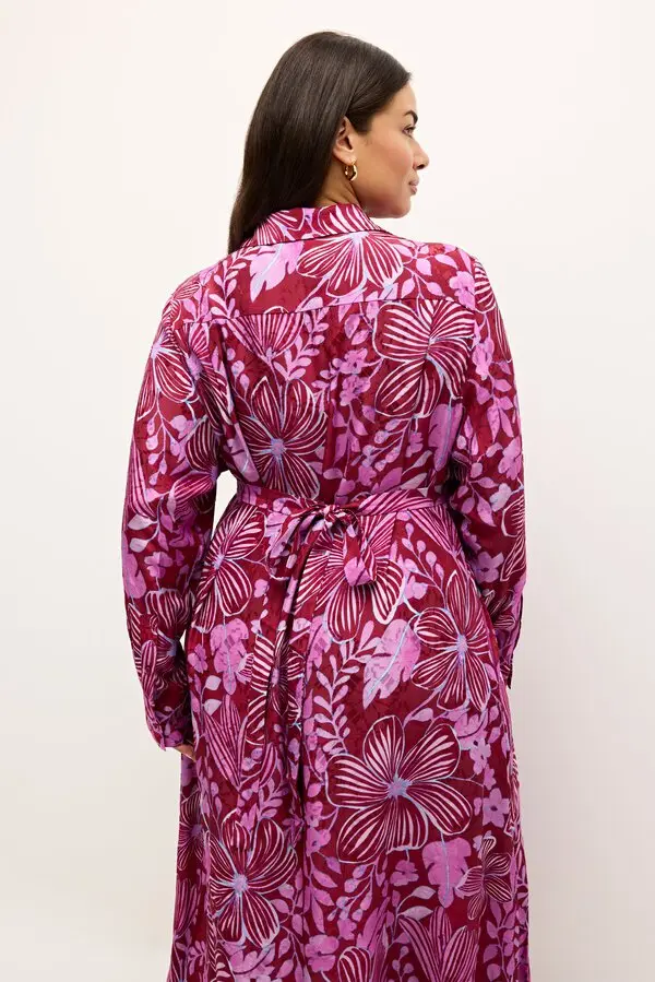 MARIE OLIVER Harriet Maxi Shirt Dress