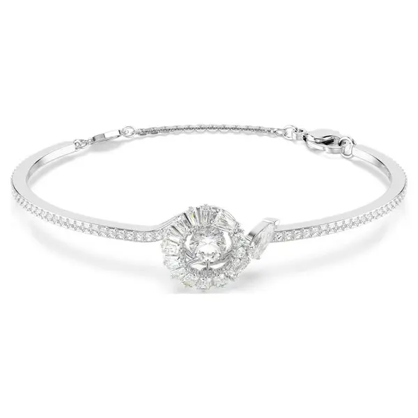 SWAROVSKI Snake Motif Bangle - White
