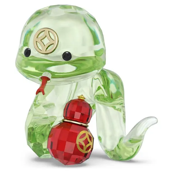 SWAROVSKI Asian Symbols Cute Snake - Green