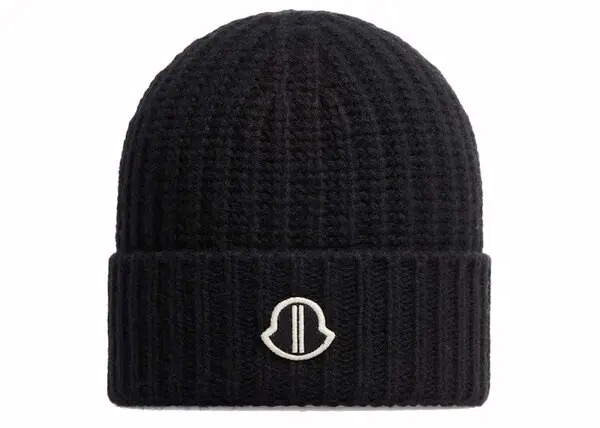 Moncler Wool & Cashmere Beanie - Black