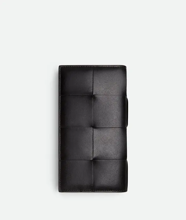 BOTTEGA  VENETA Long Cassette Wallet - Black