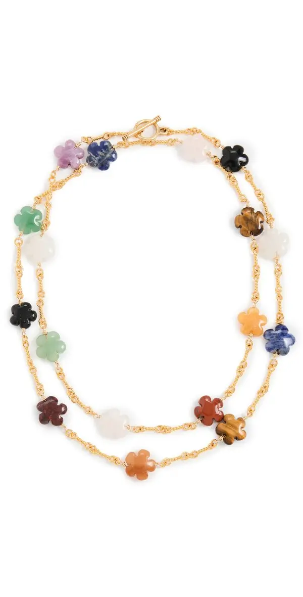 Brinker & Eliza Lana Necklace - Gemstone Multi