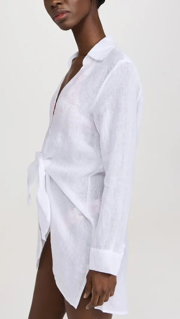 PQ SWIM Millie Tie Cover Up - White