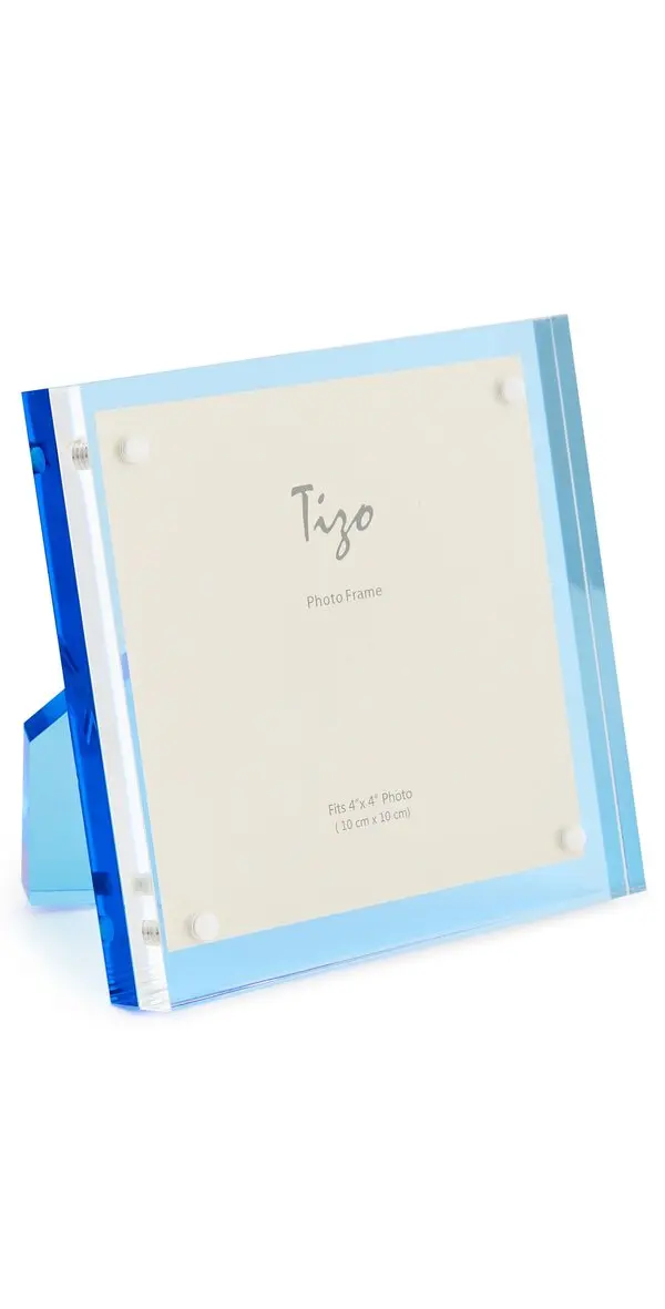 TIZO DESIGN Lucite Frame 4x4 - Blue