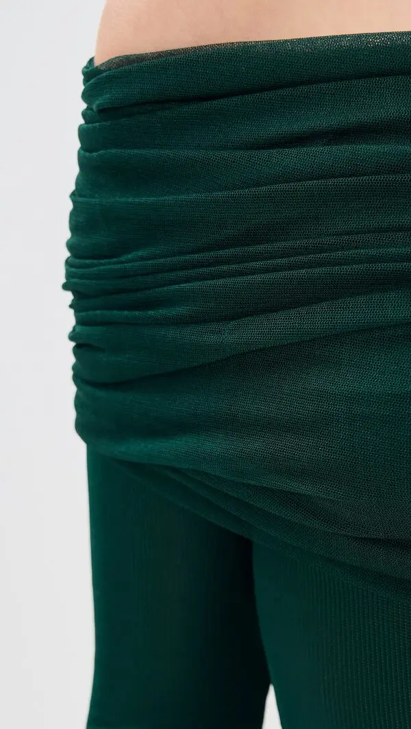green emerald velvet dress Cotton Hoodie Maxi Dress