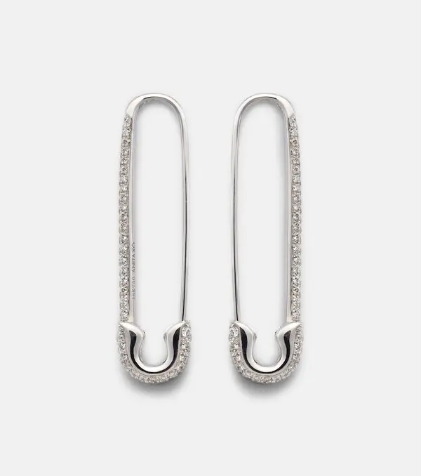 ANITA KO 18kt White Gold Diamond Earrings