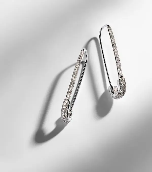 ANITA KO 18kt White Gold Diamond Earrings