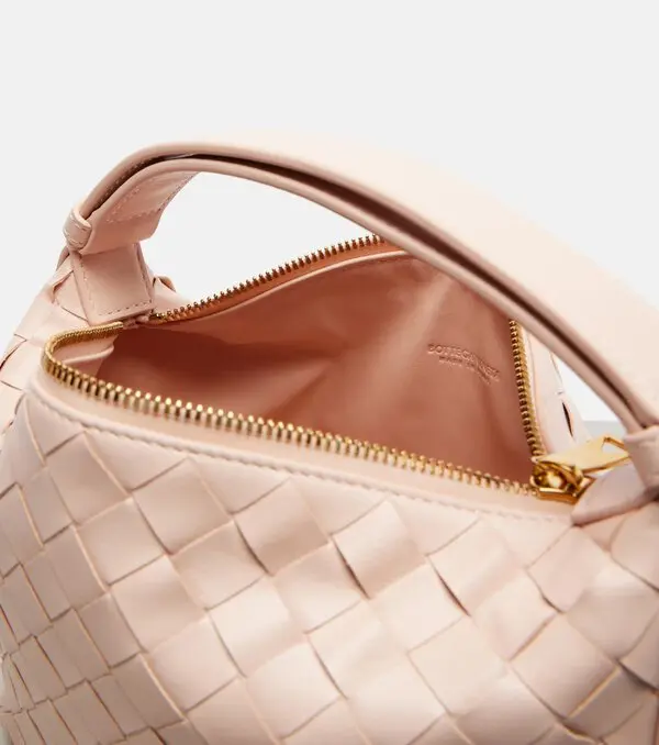 Bottega Veneta Wallace Leather Shoulder Bag - Pink