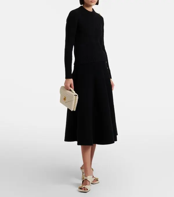 Bottega Veneta Knot Wool Sweater - Black