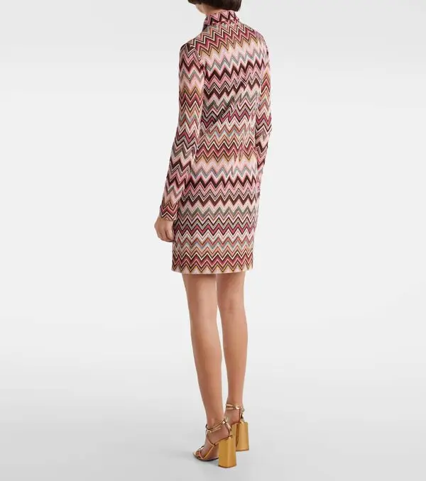 Missoni Cotton-blend Minidress - Multicoloured