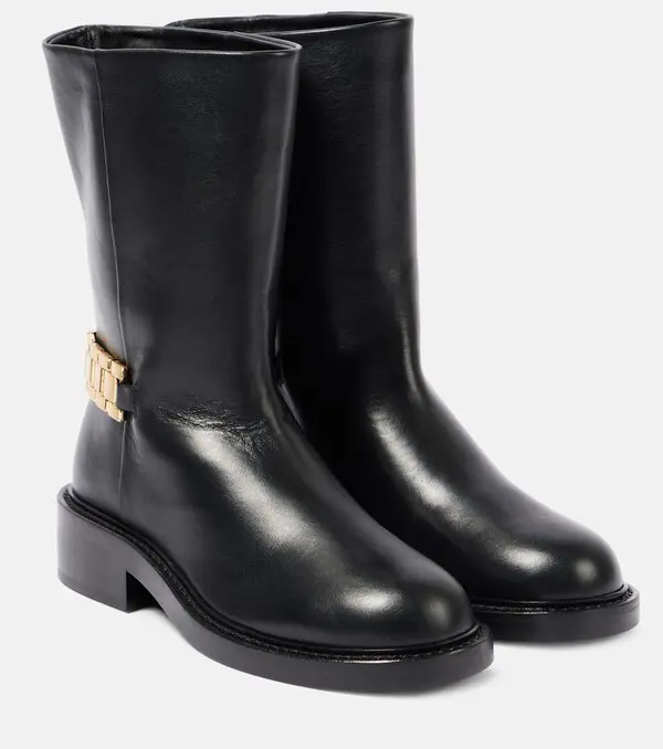 Victoria Beckham Leather Ankle Boots
