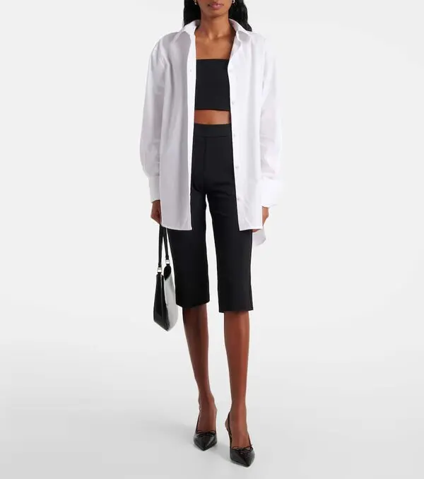 Staud Palladium Strapless Crop Top