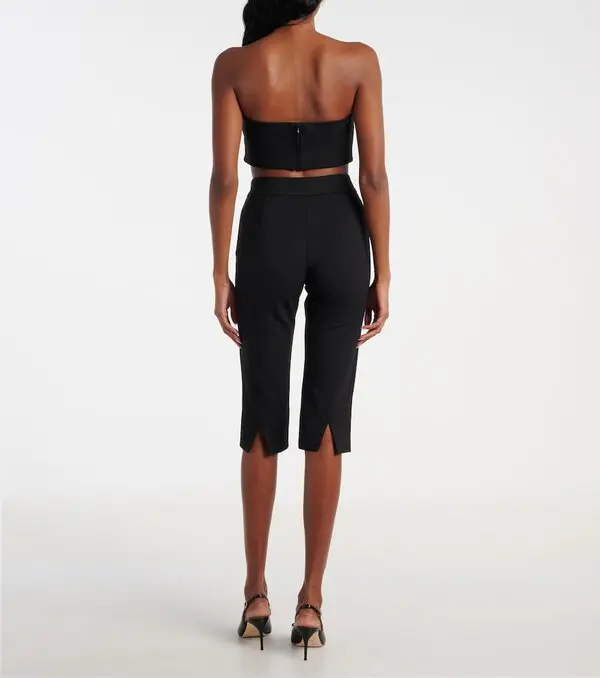 Staud Palladium Strapless Crop Top