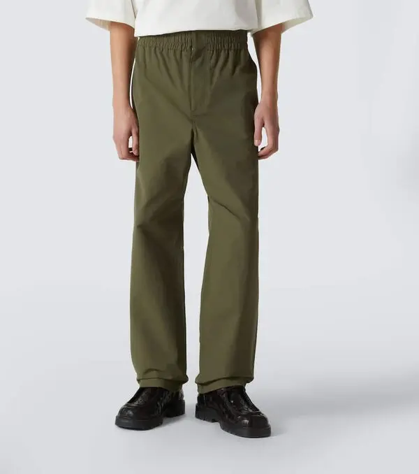 Bottega Veneta Technical Faille Straight Pants