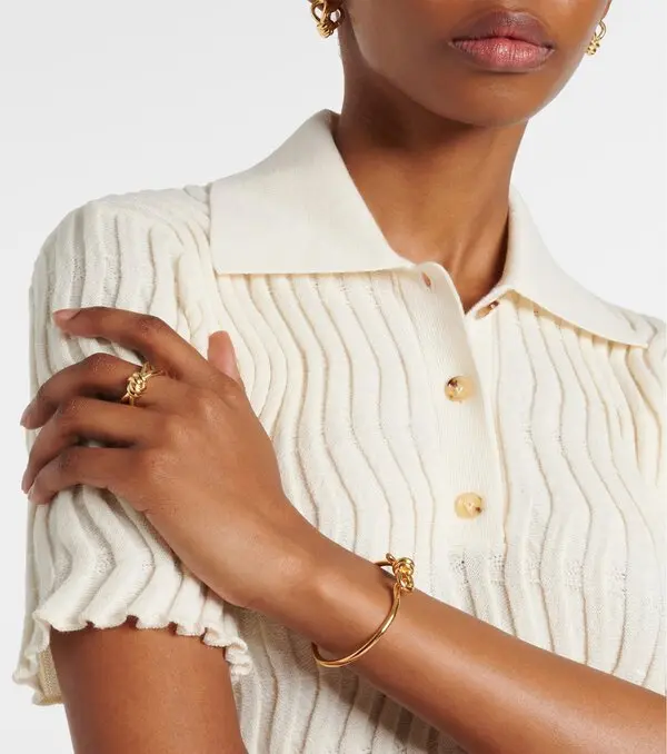 Bottega Veneta Knot Bracelet - Gold