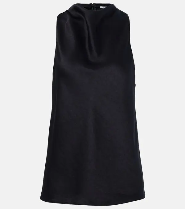Vince Satin Top - Black