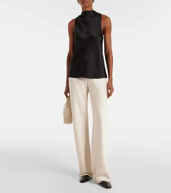 Vince Satin Top - Black