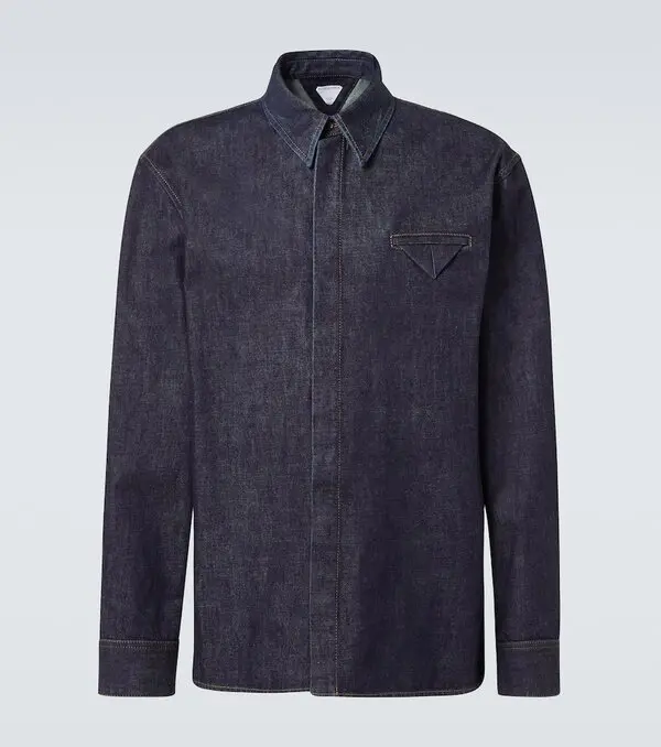 Bottega Veneta Denim Shirt - Blue