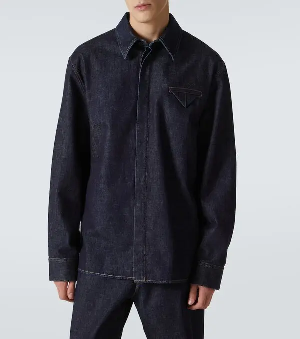 Bottega Veneta Denim Shirt - Blue