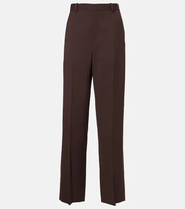 Wardrobe.NYC Wool Straight Pants - Brown