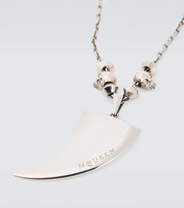 Alexander McQueen Tiger Claw Pendant Necklace