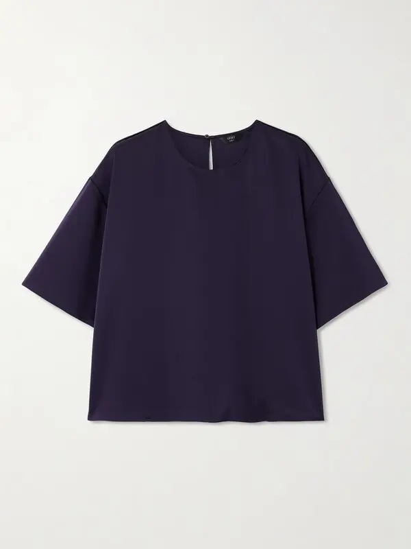 LESET Barb Satin T-shirt - Blue