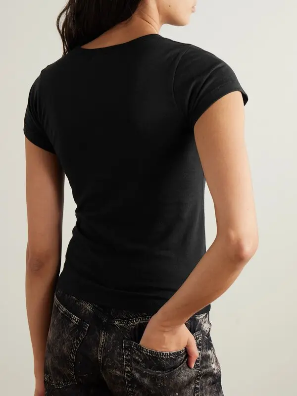 Eterne Short Sleeve Baby Tee - Black
