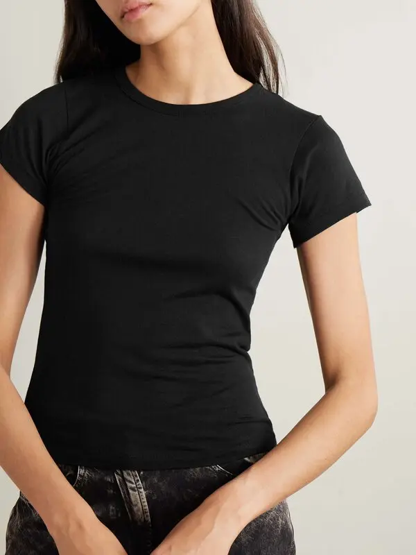 Eterne Short Sleeve Baby Tee - Black