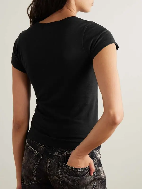 Eterne Short Sleeve Baby Tee - Black