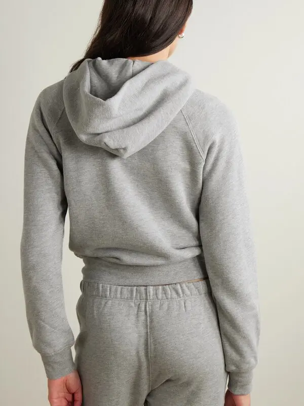 Eterne Embroidered Cotton-blend Hoodie