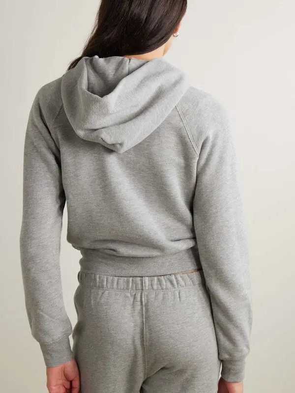 Eterne Embroidered Cotton-blend Hoodie