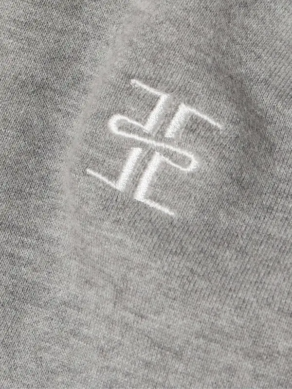 Eterne Embroidered Cotton-blend Hoodie