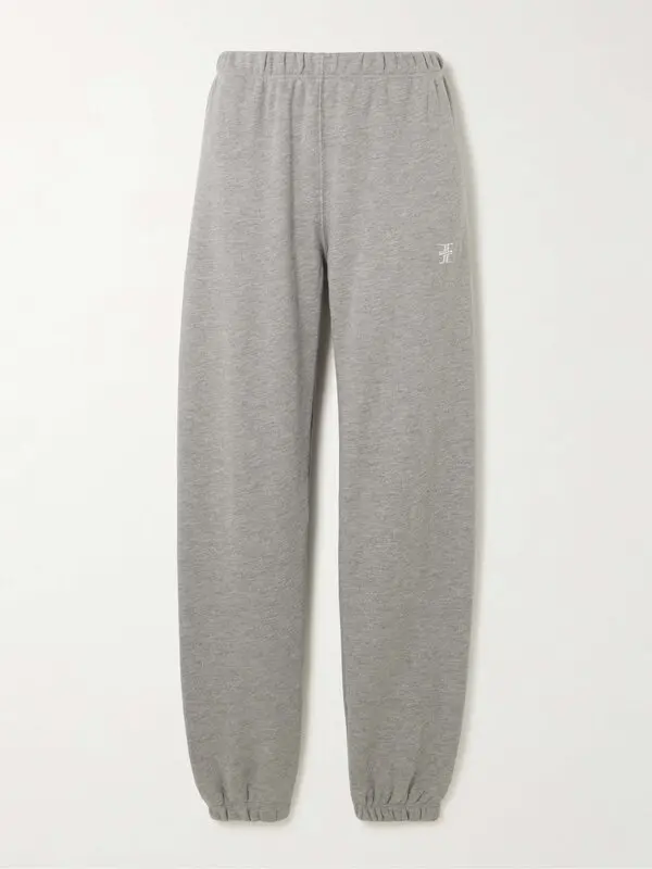 Eterne Cotton And Modal-blend Jersey Tapered Track Pants