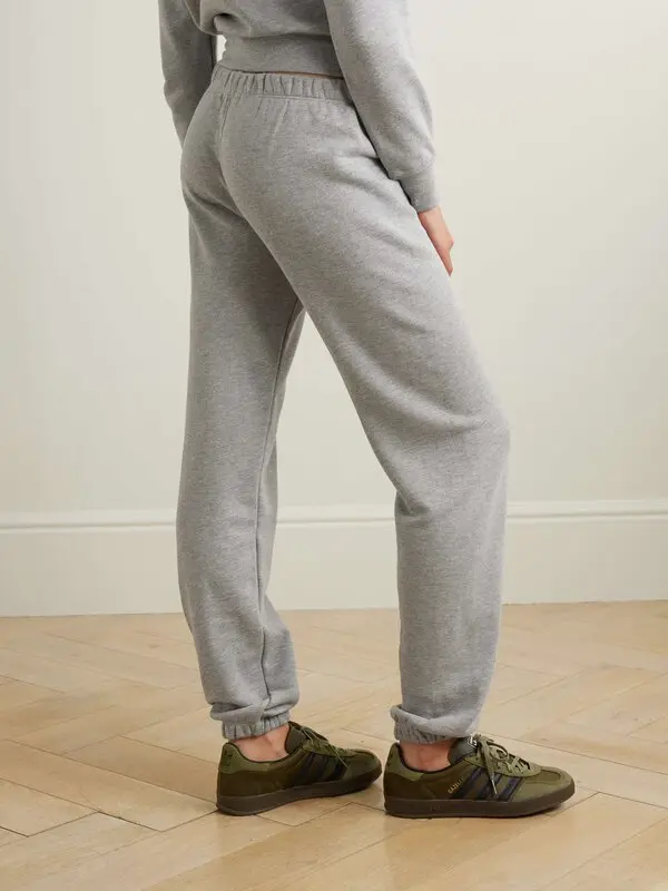 Eterne Cotton And Modal-blend Jersey Tapered Track Pants