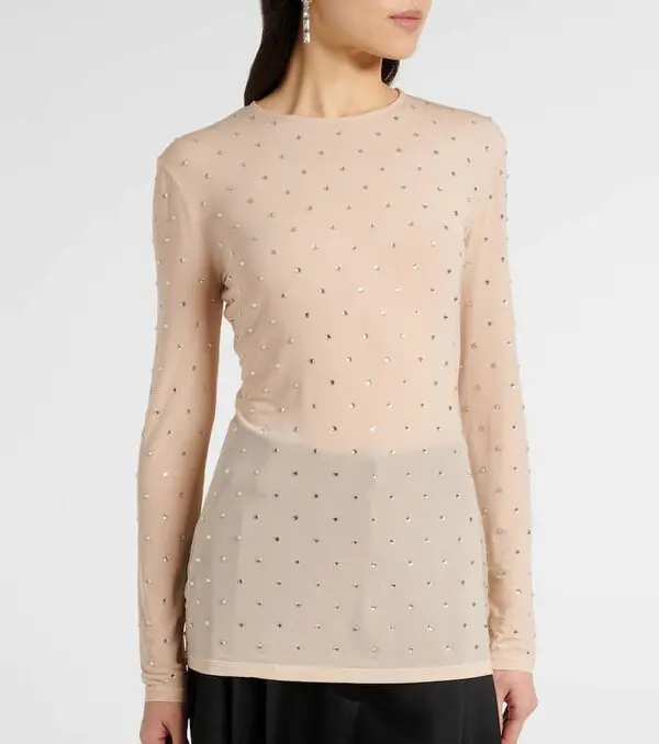 Rabanne Crystal-embellished Top