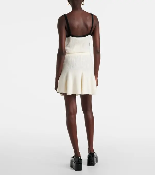 GANNI Wool And Cashmere Miniskirt