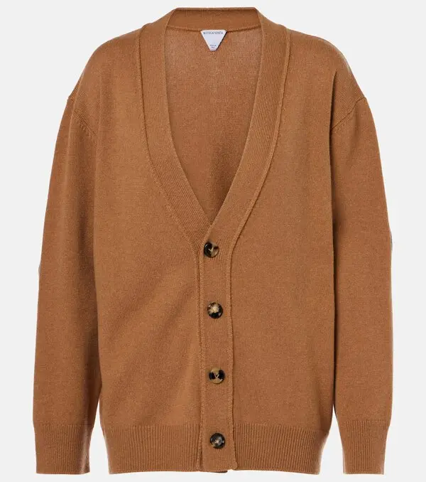 Bottega Veneta Buttoned Cashmere Cardigan - Beige