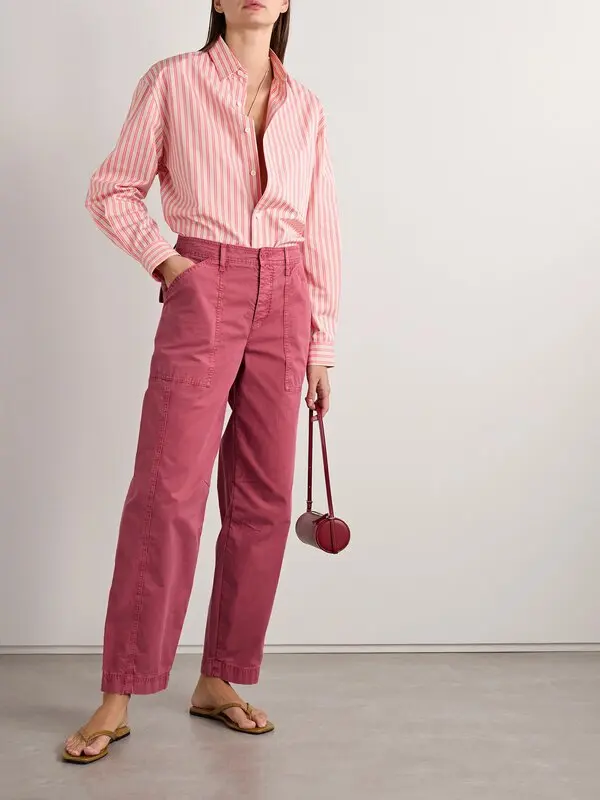 Matteau Cotton-twill Cargo Pants - Pink