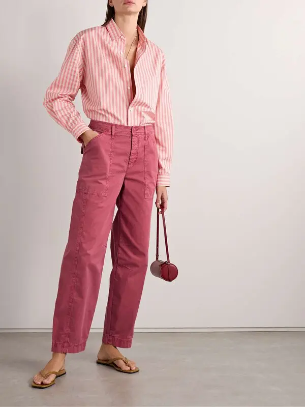 Matteau Cotton-twill Cargo Pants - Pink