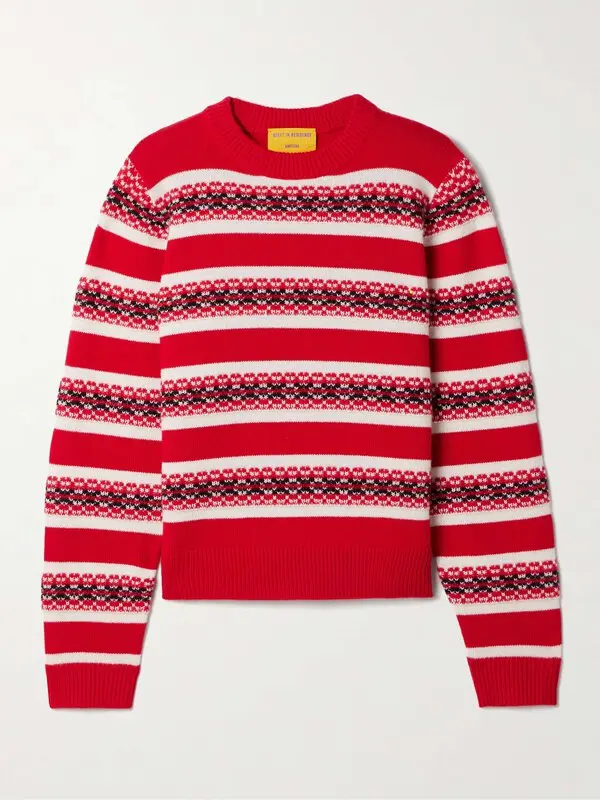 Guest In Residence Fair Isle Cashmere-jacquard Sweater