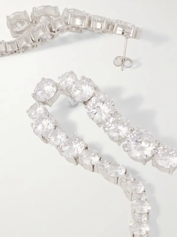 Completedworks Sleuth Recycled Zirconia Drop Earrings